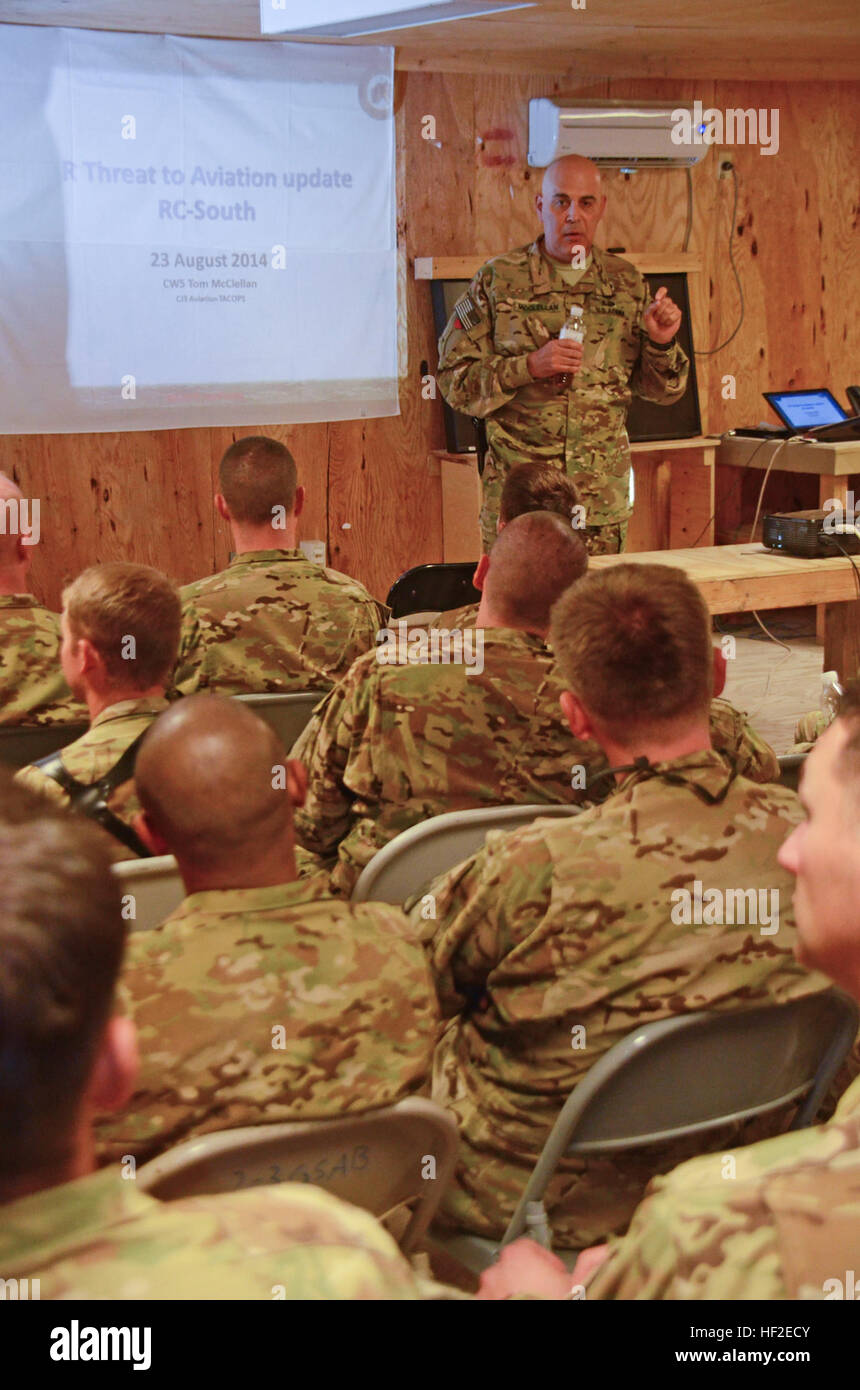 Chief Warrant Officer 5 Tom McClellan, the tactical operations officer ...