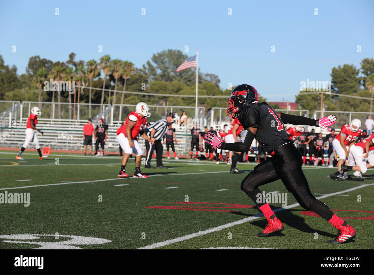 Jabari Moore, Marine Corps Air Station Miramar Falcons’ wide receiver ...
