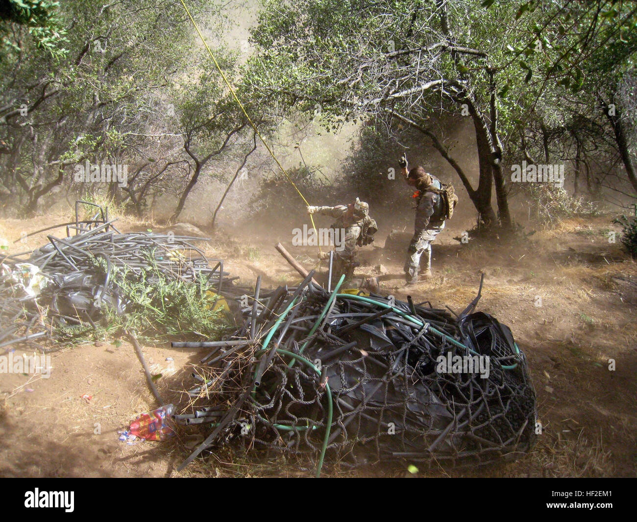 Members of a multi-agency team assembled in support of Operation Tule ...