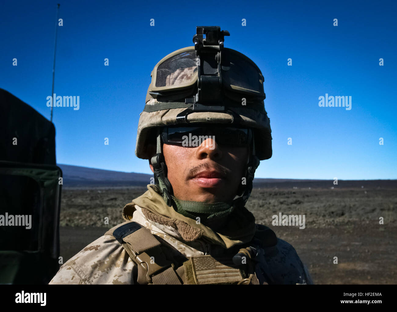 U.S. Marine Corps Lance Cpl. Joshua Elsen, a Field Radio Operator ...