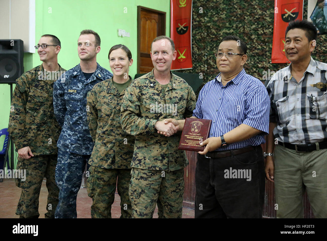 Lt. Col. Edward Donovan, commanding officer of Combat Logistics ...