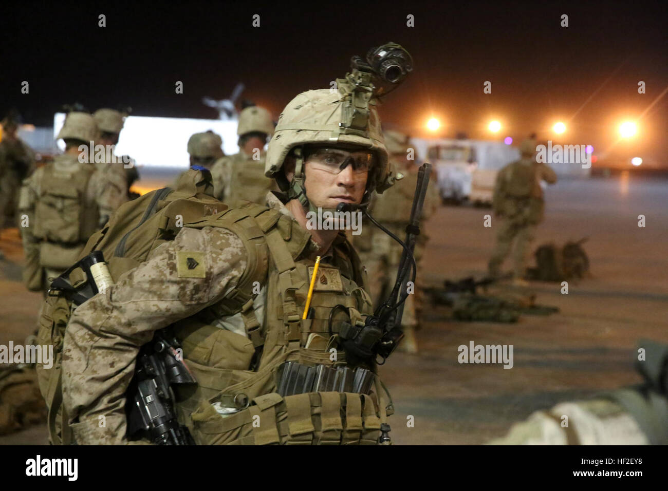 Sergeant Warren Sparks, squad leader, Bravo Company, 1st Battalion, 7th ...