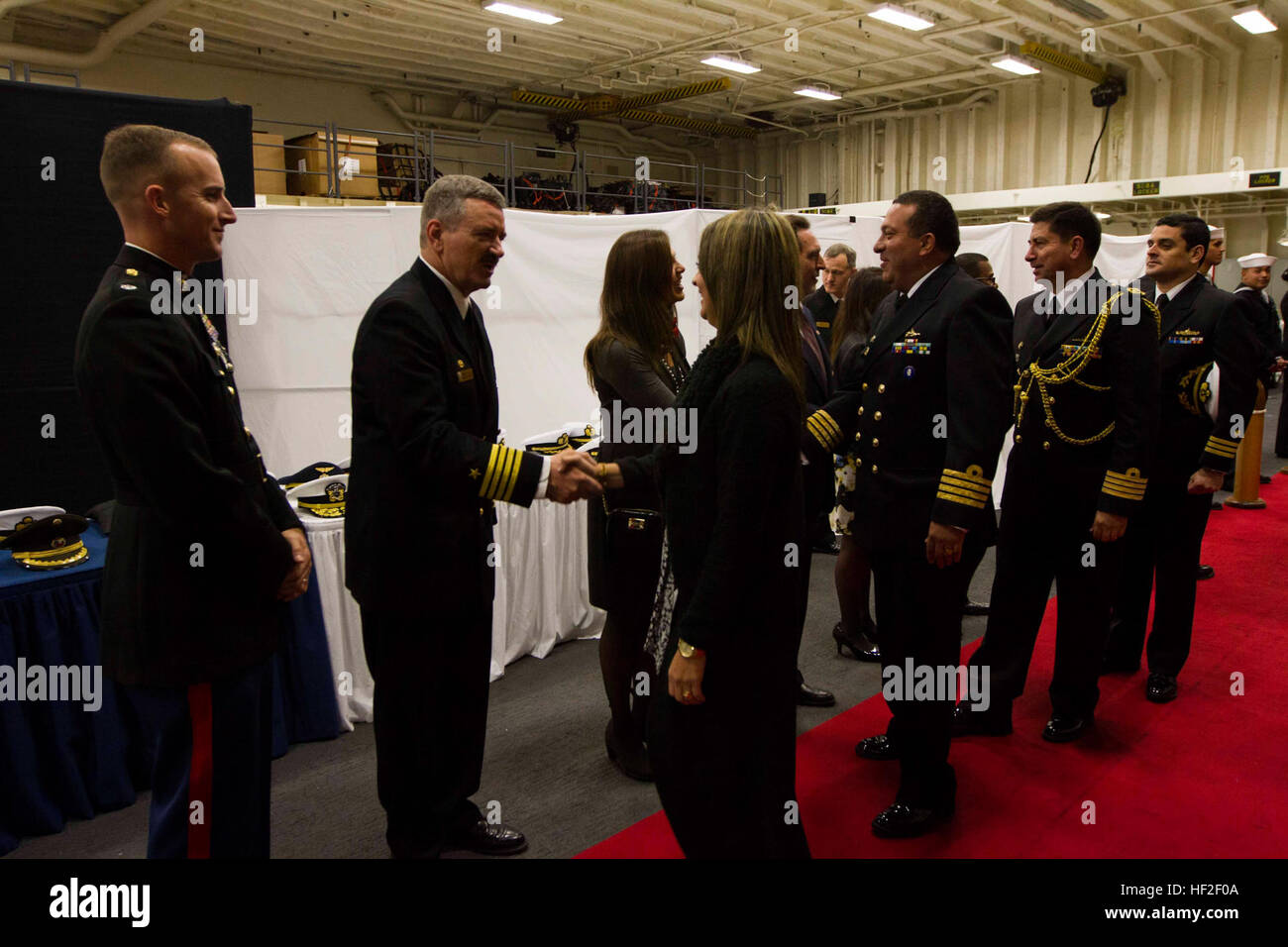 Captain Robert Hall Jr., commanding officer of the future amphibious ...