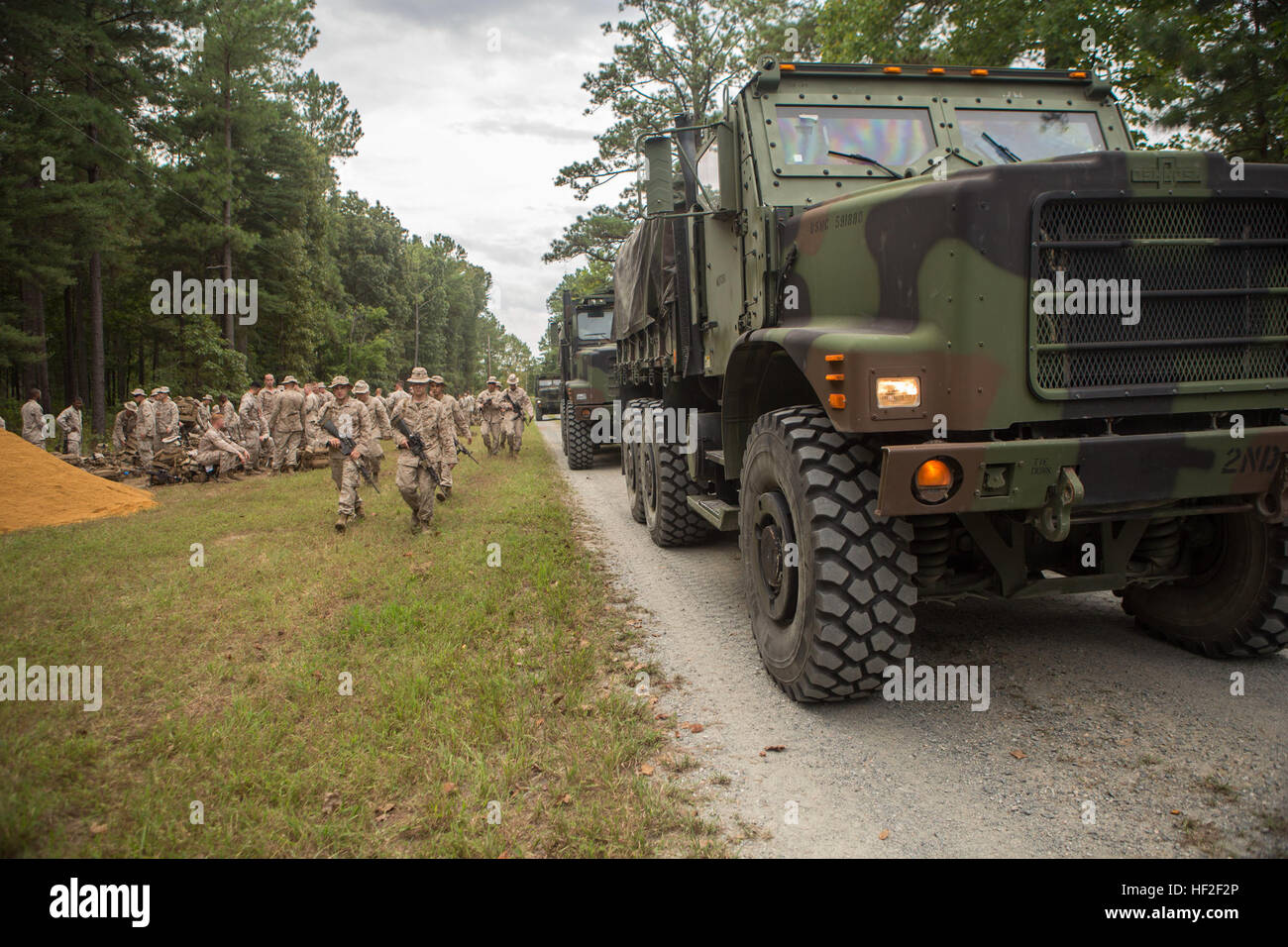 U.S. Marines with 3rd Battalion, 2nd Marine Regiment (3/2), 2nd Marine ...