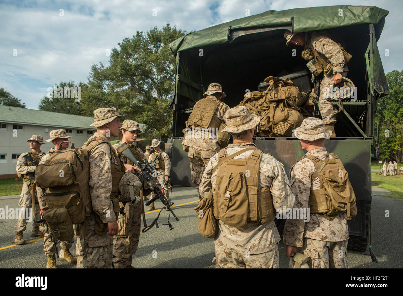 U.S. Marines with General Support Motor Transportation Company (GSMT Co ...