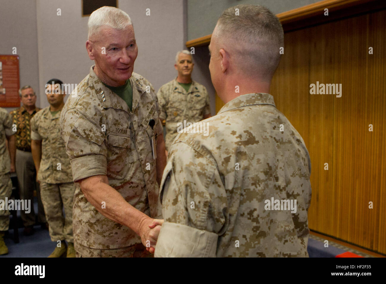 U.S. Marine Corps Lt. Gen. John A. Toolan, commanding general, U.S ...