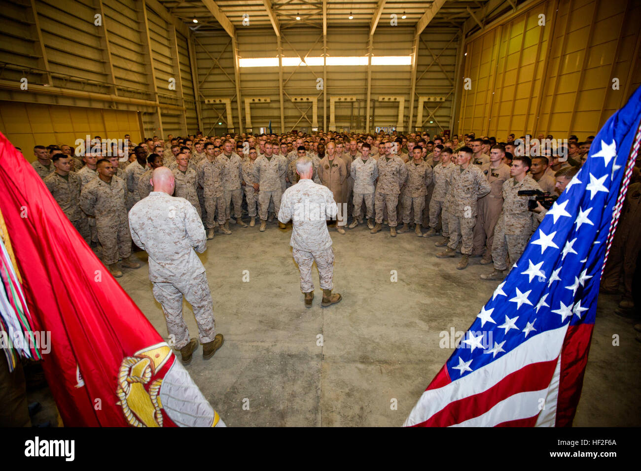 Commandant of the U.S. Marine Corps, Gen. James F. Amos, and Sergeant ...