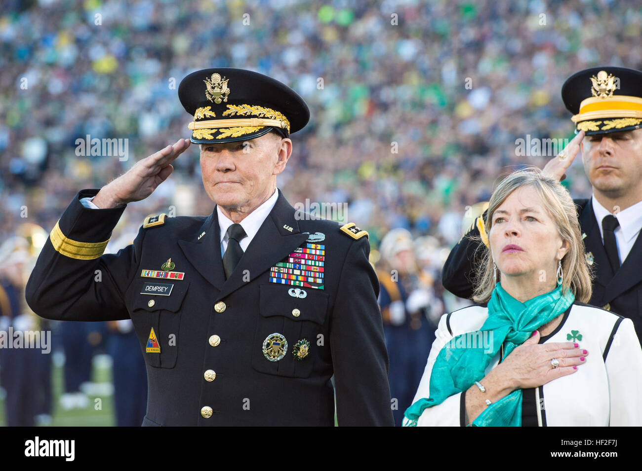 Chairman of the Joint Chiefs of Staff Gen. Martin E. Dempsey and his ...