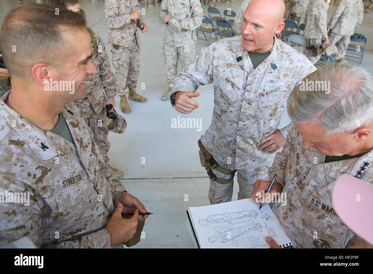 U.S. Marine Corps Sgt. Maj. Micheal P. Barrett, sergeant major of the ...
