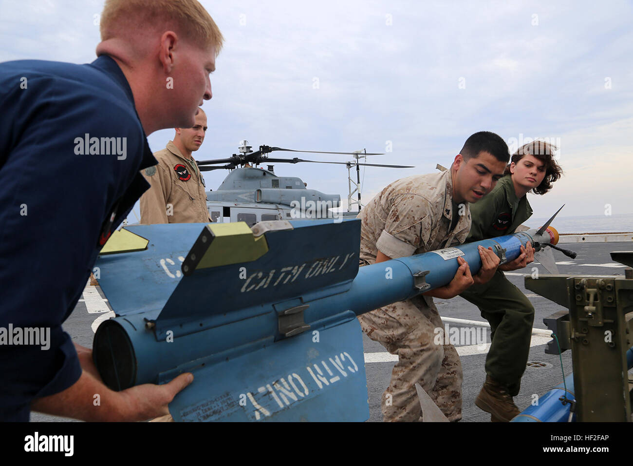 Marines with Marine Medium Tiltrotor Squadron 163 (Reinforced), 11th ...