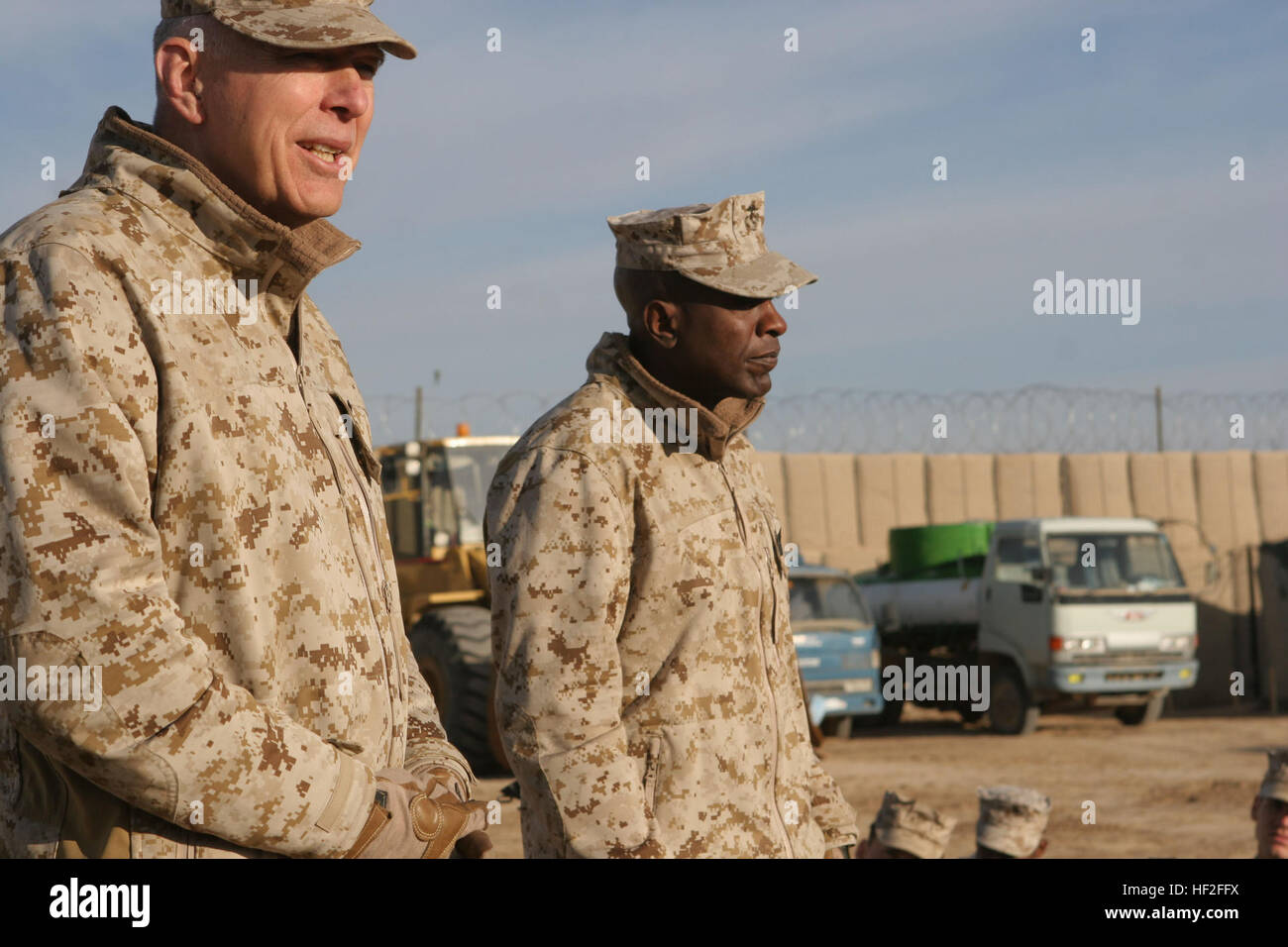 Gen. James T. Conway (left) and Sgt. Maj. Carlton W. Kent (right ...