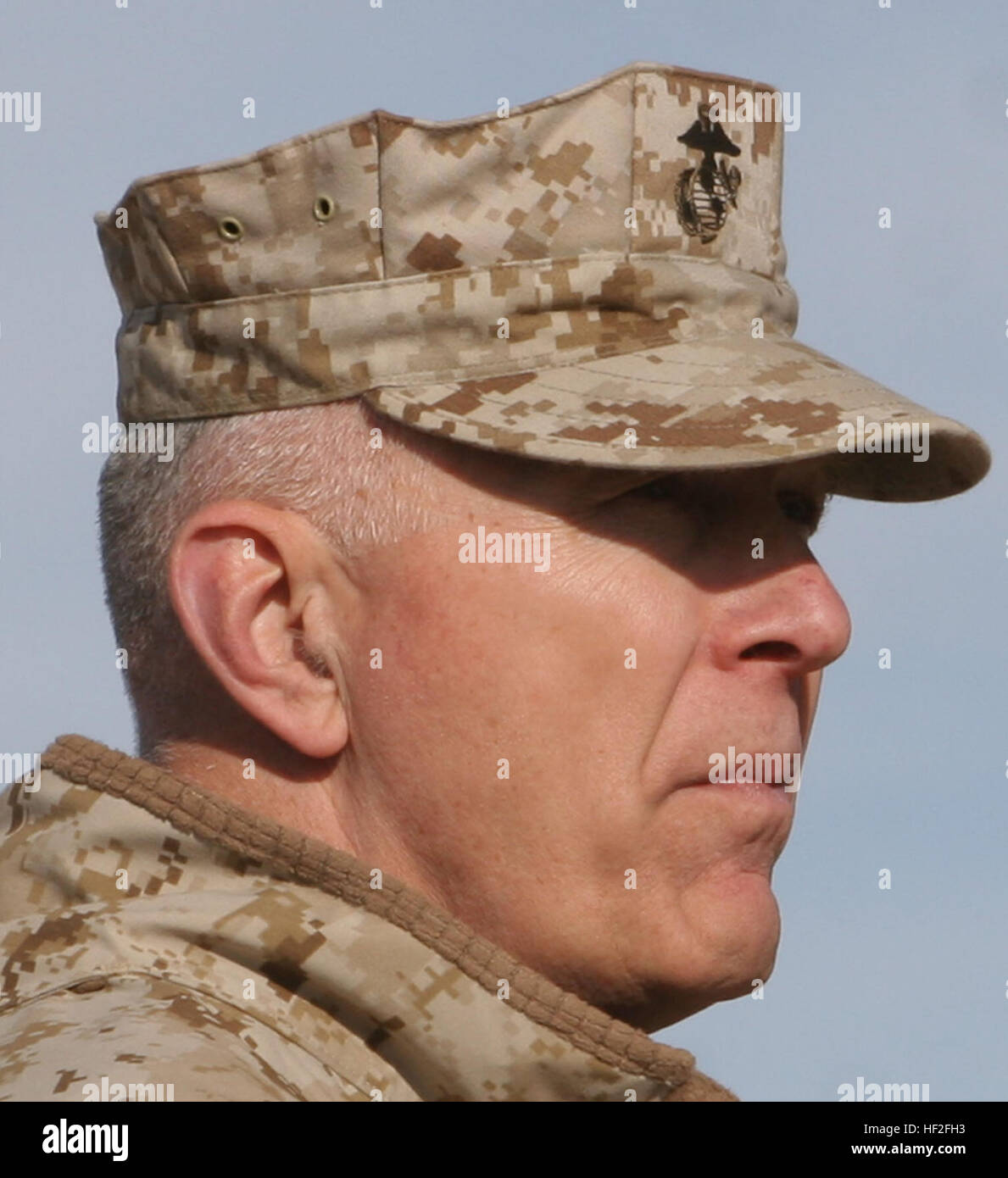 Gen. James T. Conway speaks to Marines with 3rd Battalion, 8th Marine ...