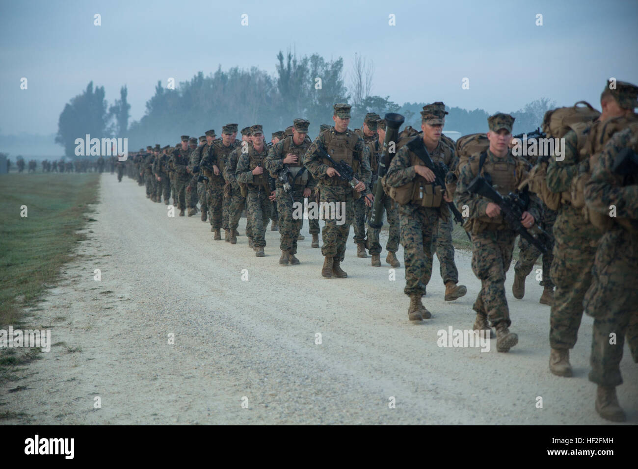U.S. Marines and Sailors with 2nd Battalion, 2nd Marine Regiment, 2nd ...