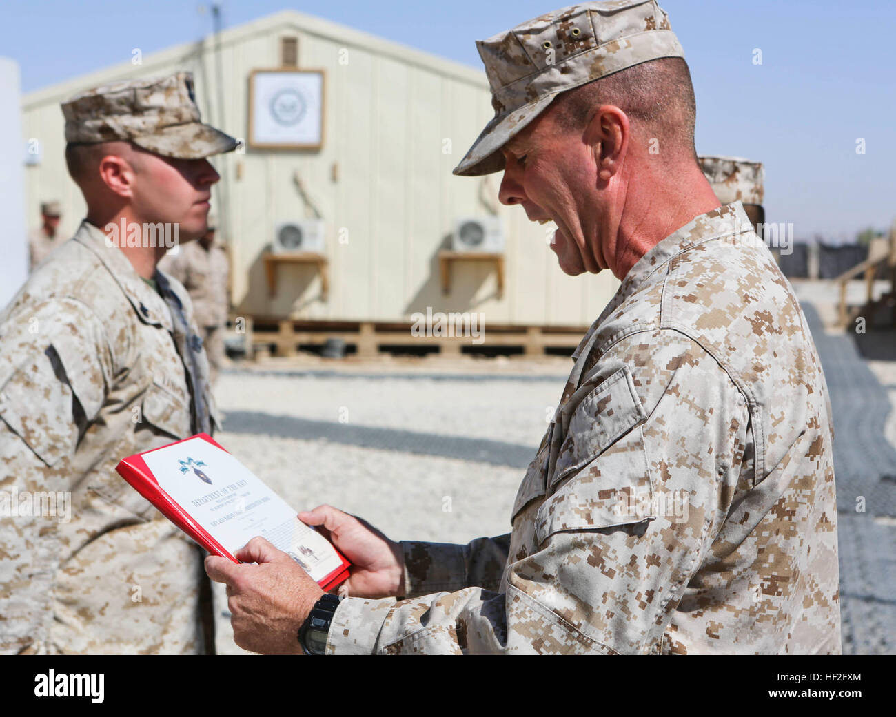 Sergeant Maj. Doug Berry Jr., right, sergeant major, Regional Command ...