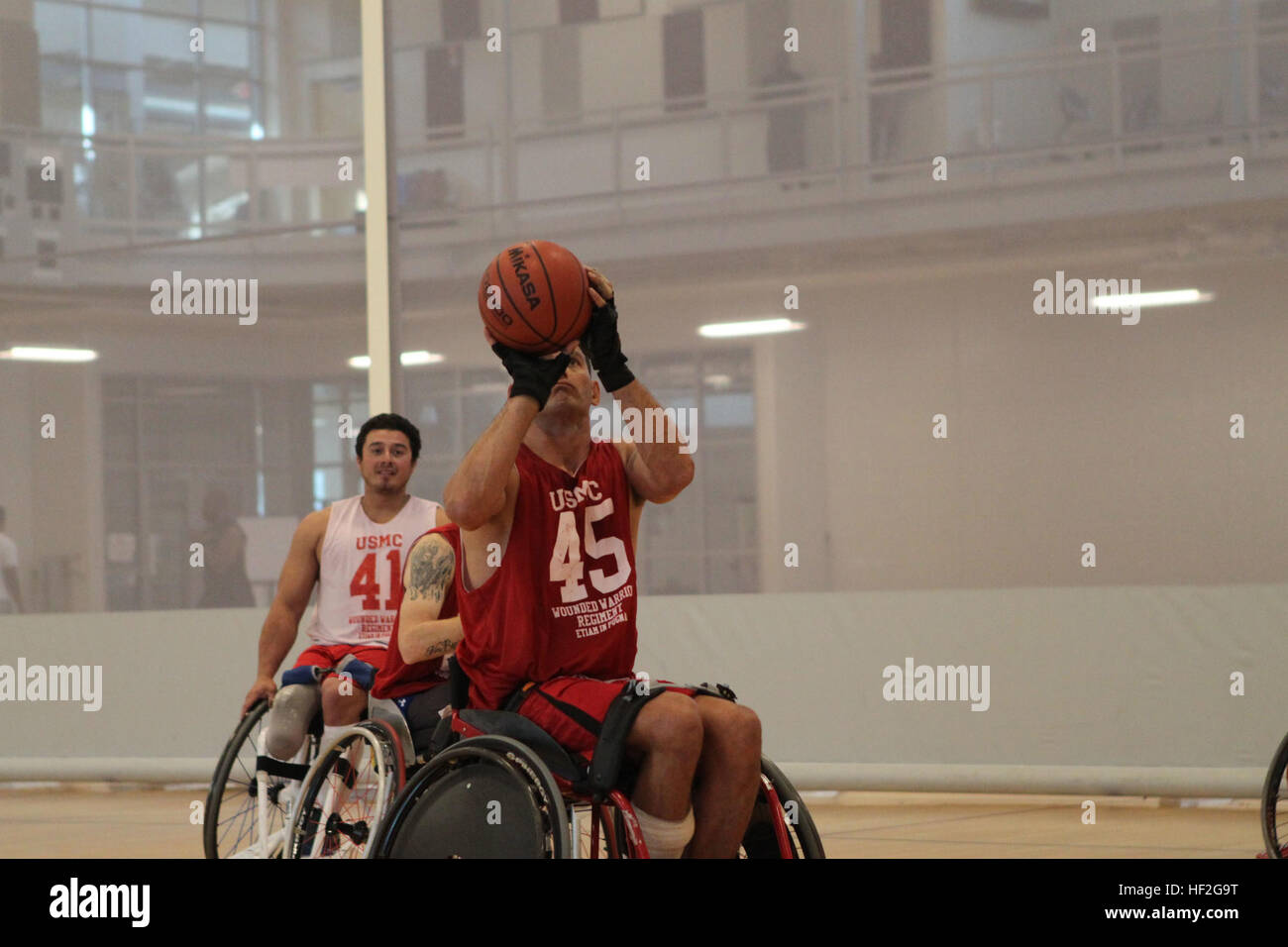 Marine warrior games wheelchair hi-res stock photography and images - Alamy