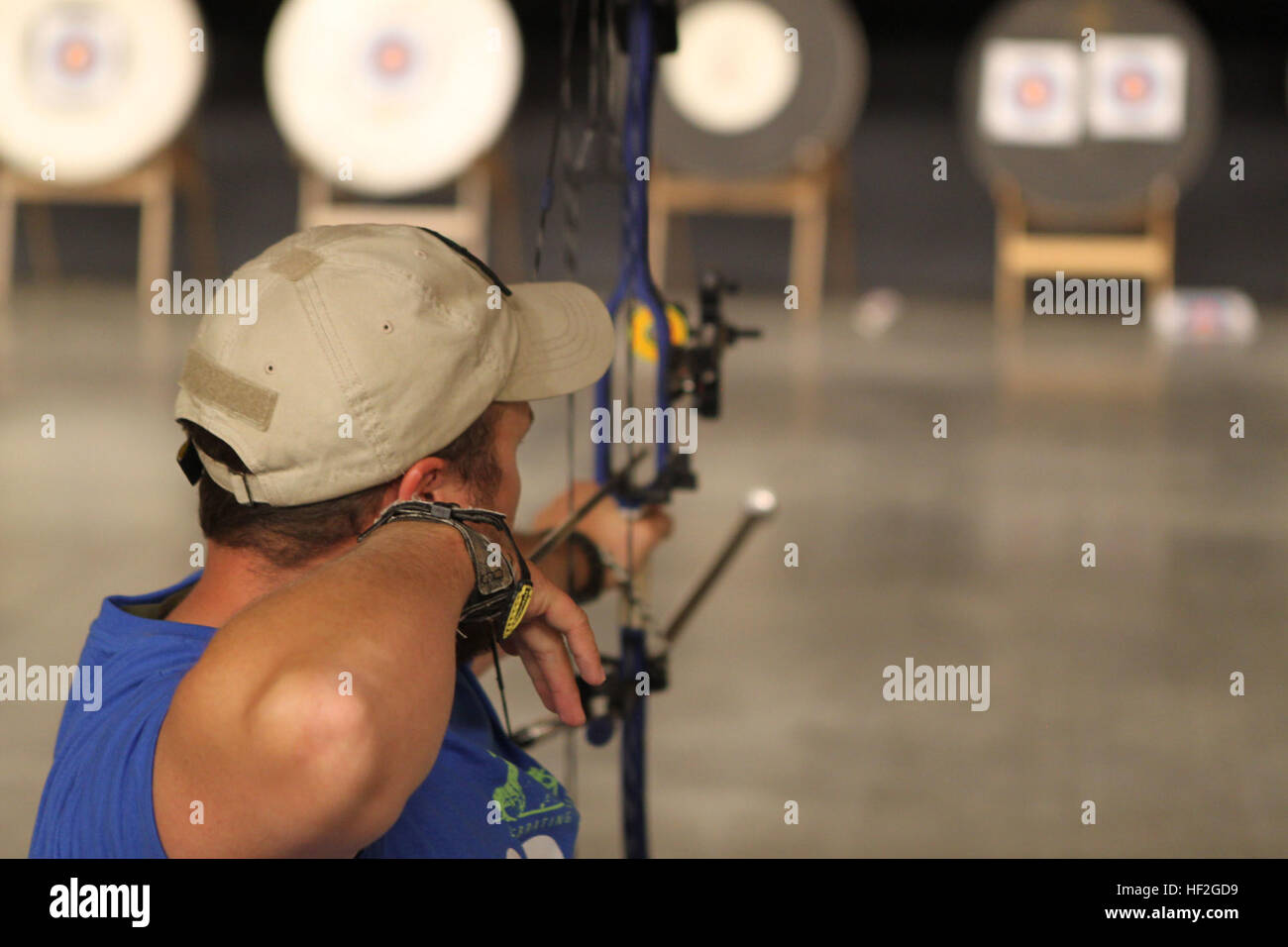 Sgt. Clayton McDaniel, a native of Molalla, Oregon, sights in during ...