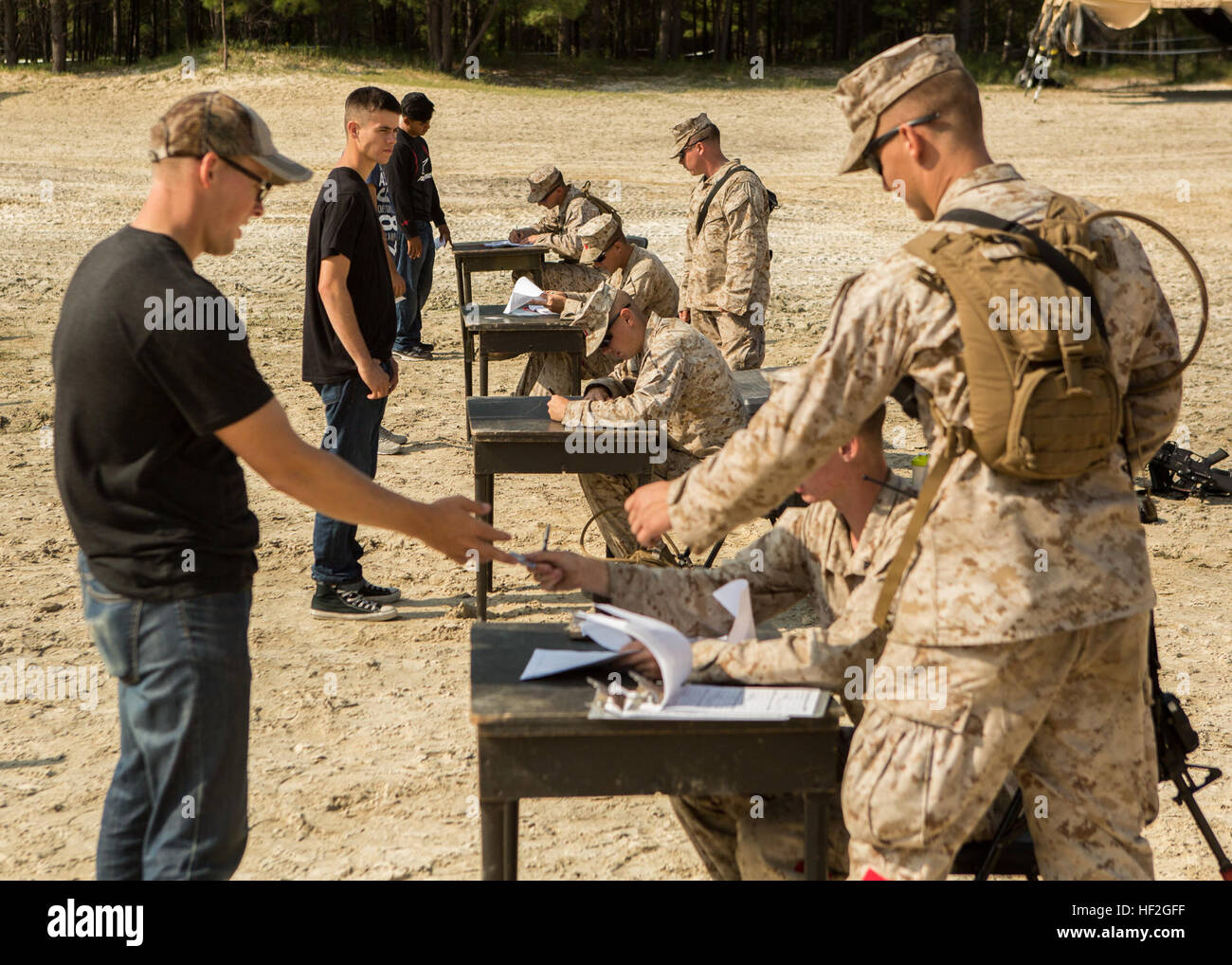 Marines with Combat Logistics Battalion 26, Headquarters Regiment, 2nd ...