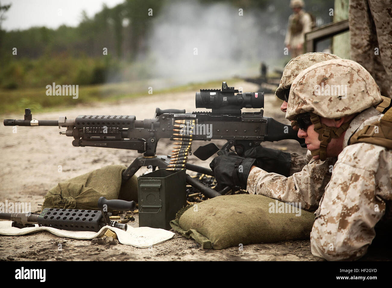 A Marine with 2nd Maintenance Battalion, 2nd Marine Logistics Group ...