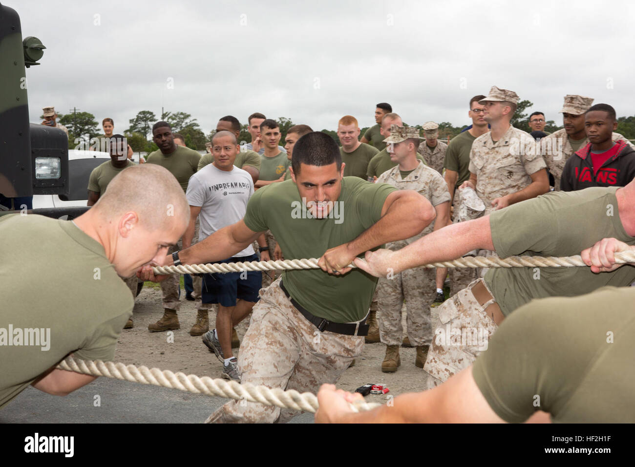 U.S. Marines assigned to Marine Wing Headquarters Squadron 2, compete ...