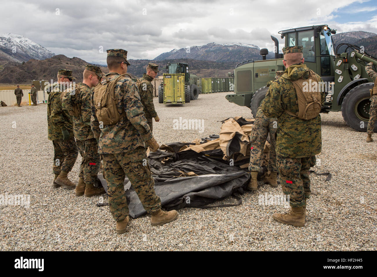 U.S. Marines with Combat Logistics Battalion 6 (CLB-6), Combat ...