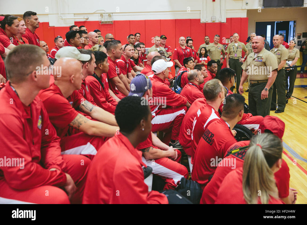 Col. T. Shane Tomko, Commanding Officer of the Wounded Warrior Regiment ...