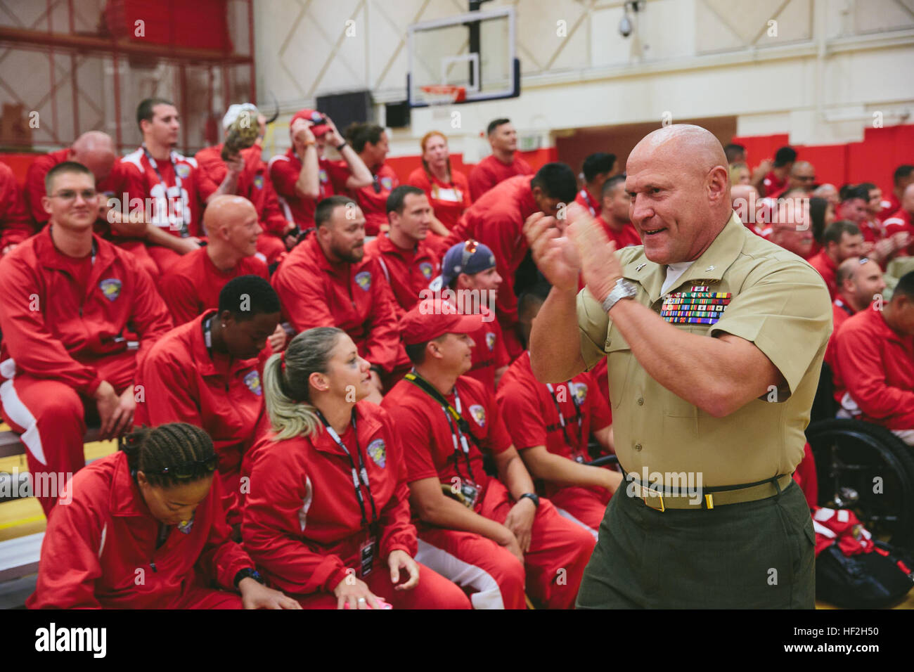 Col. T. Shane Tomko, Commanding Officer of the Wounded Warrior Regiment ...