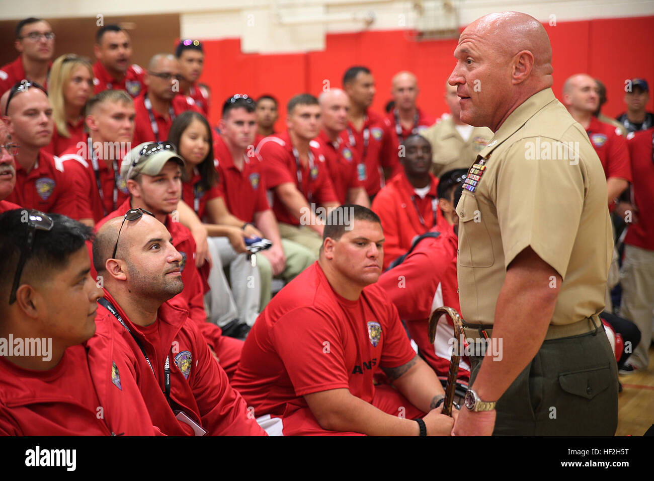 Col. T. Shane Tomko, commanding officer, Wounded Warrior Regiment ...