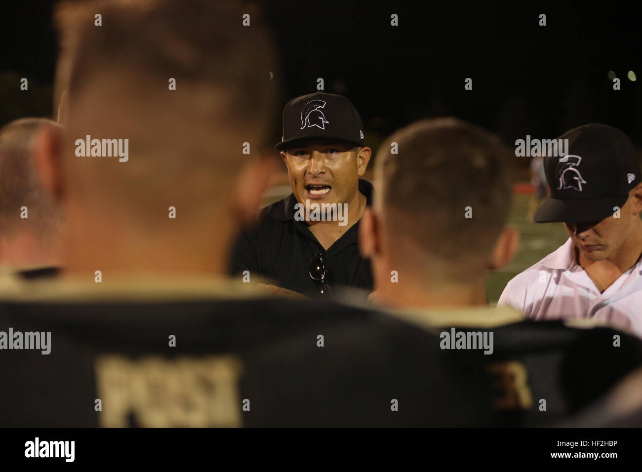 Gunnery Sgt. Micheal A. Ramirez, defensive coach, Combat Logistics ...