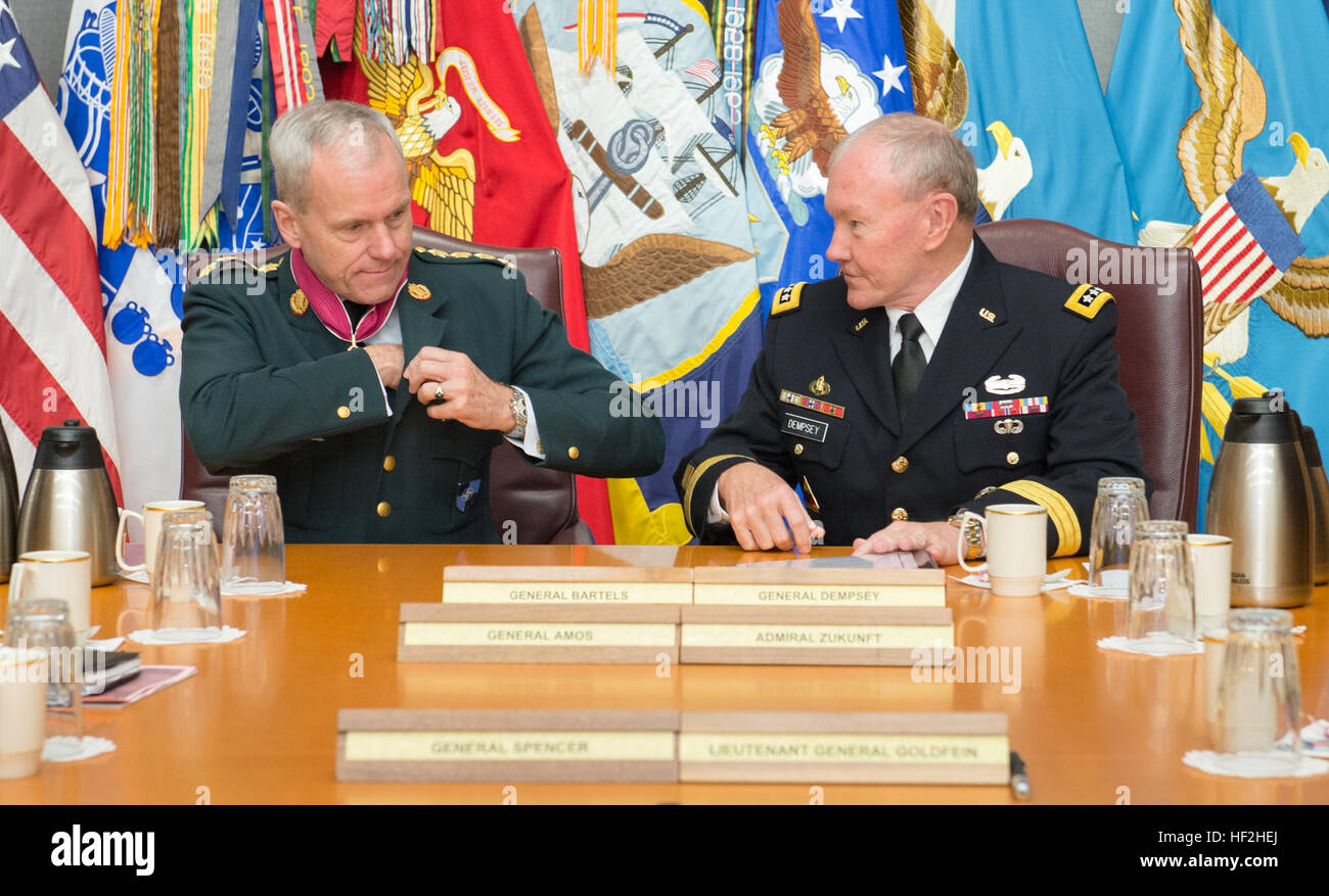 Staff and chairman of the nato military committee hi-res stock ...