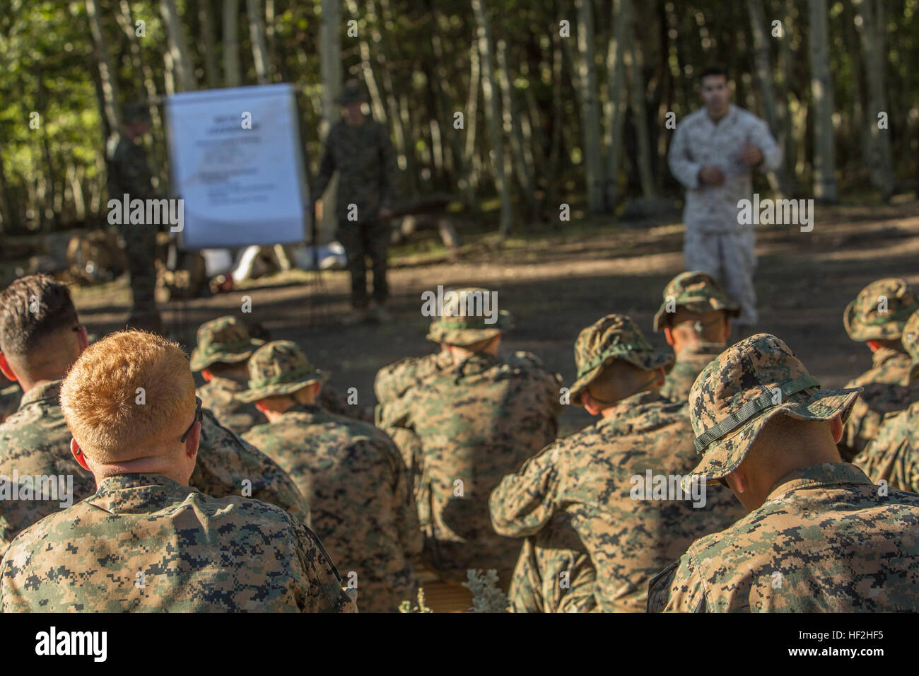 U.S. Marine Corps Staff Sgt. Omar C. Barroso, an instructor with ...