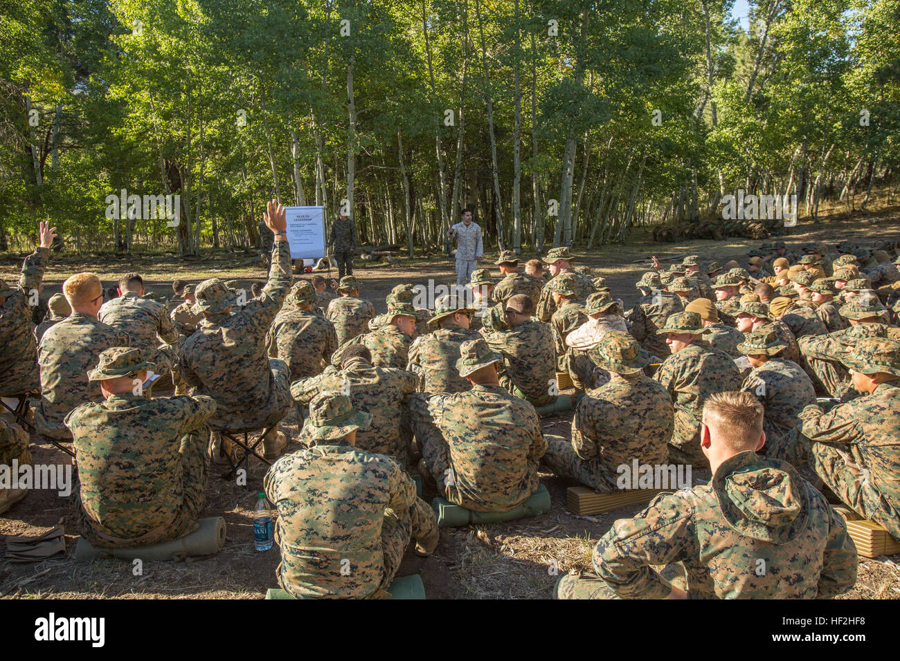 U.S. Marine Corps Staff Sgt. Omar C. Barroso, an instructor with ...
