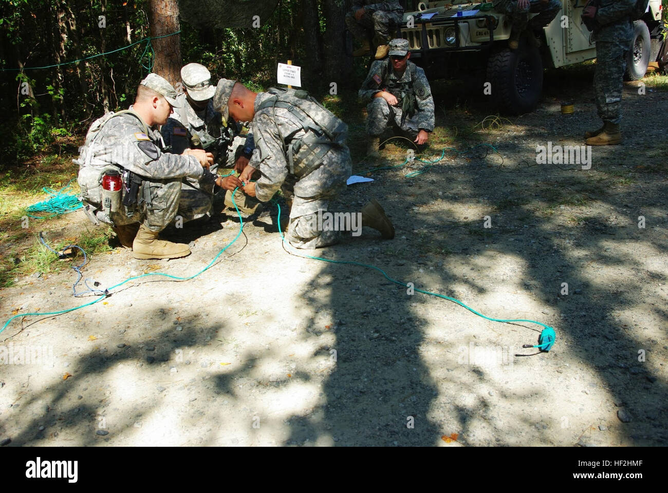 Soldiers at Camp Butner National Guard Training Center, North Carolina ...