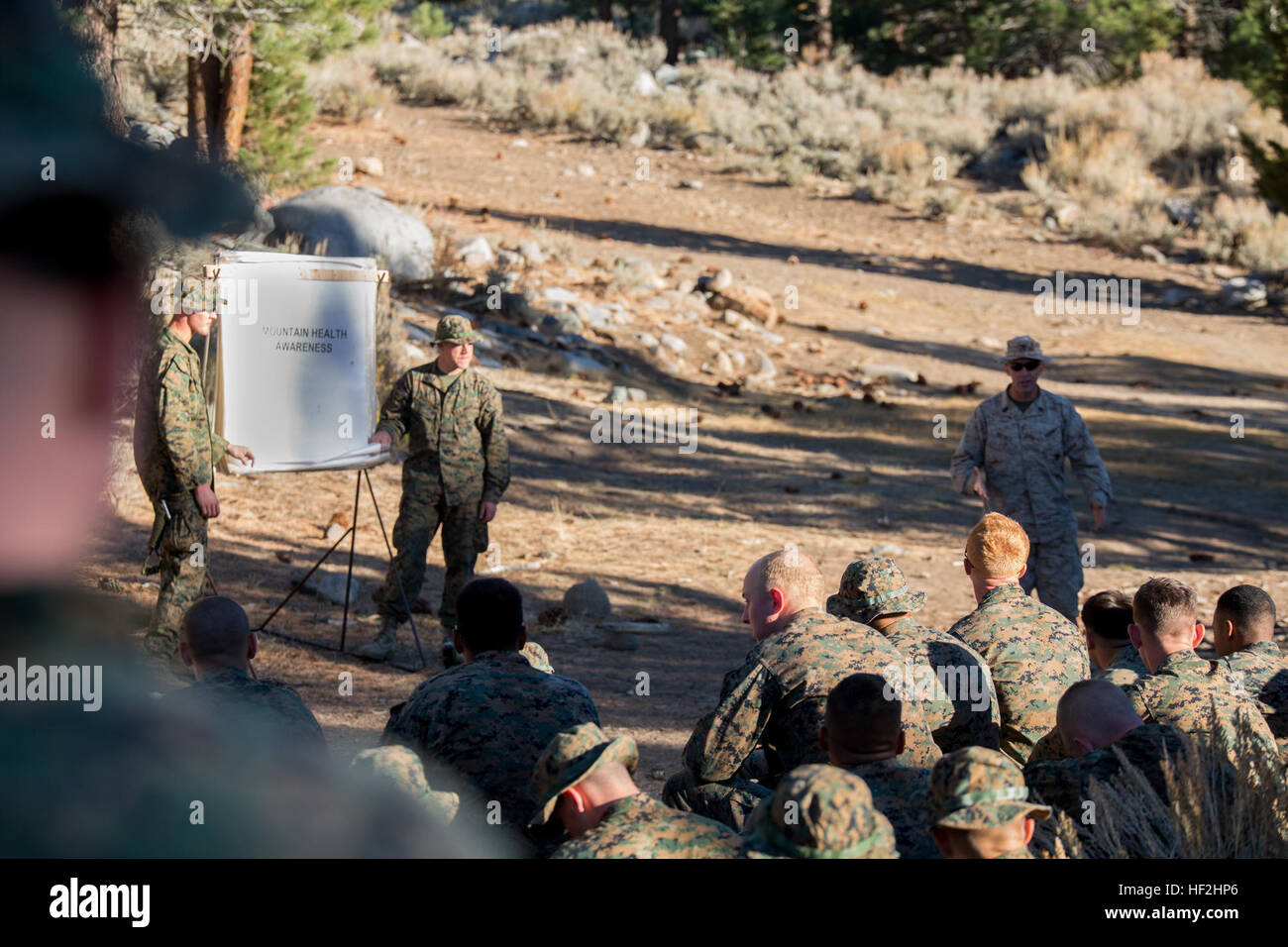 Gunnery Sergeant Daniel Brewer, team leader for the unit training ...