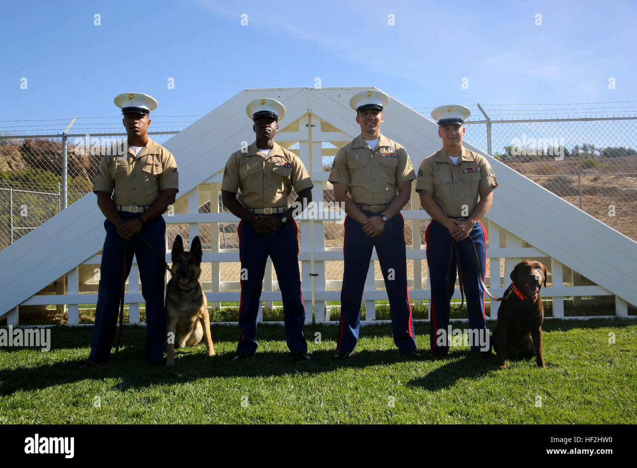 Military working dog handlers 1st hi-res stock photography and images ...