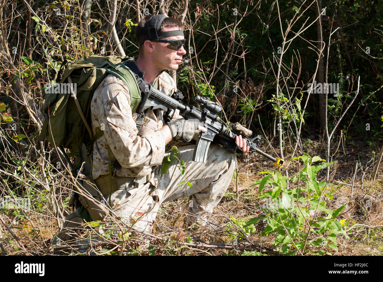 U.S. Marine Corps Sgt. Kyle C. Czapp, reconnaissance man, Alpha Company ...