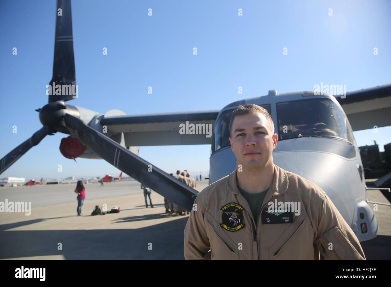 Redding, Calif., native Capt. Chris Conklin, an MV-22 Osprey pilot with ...