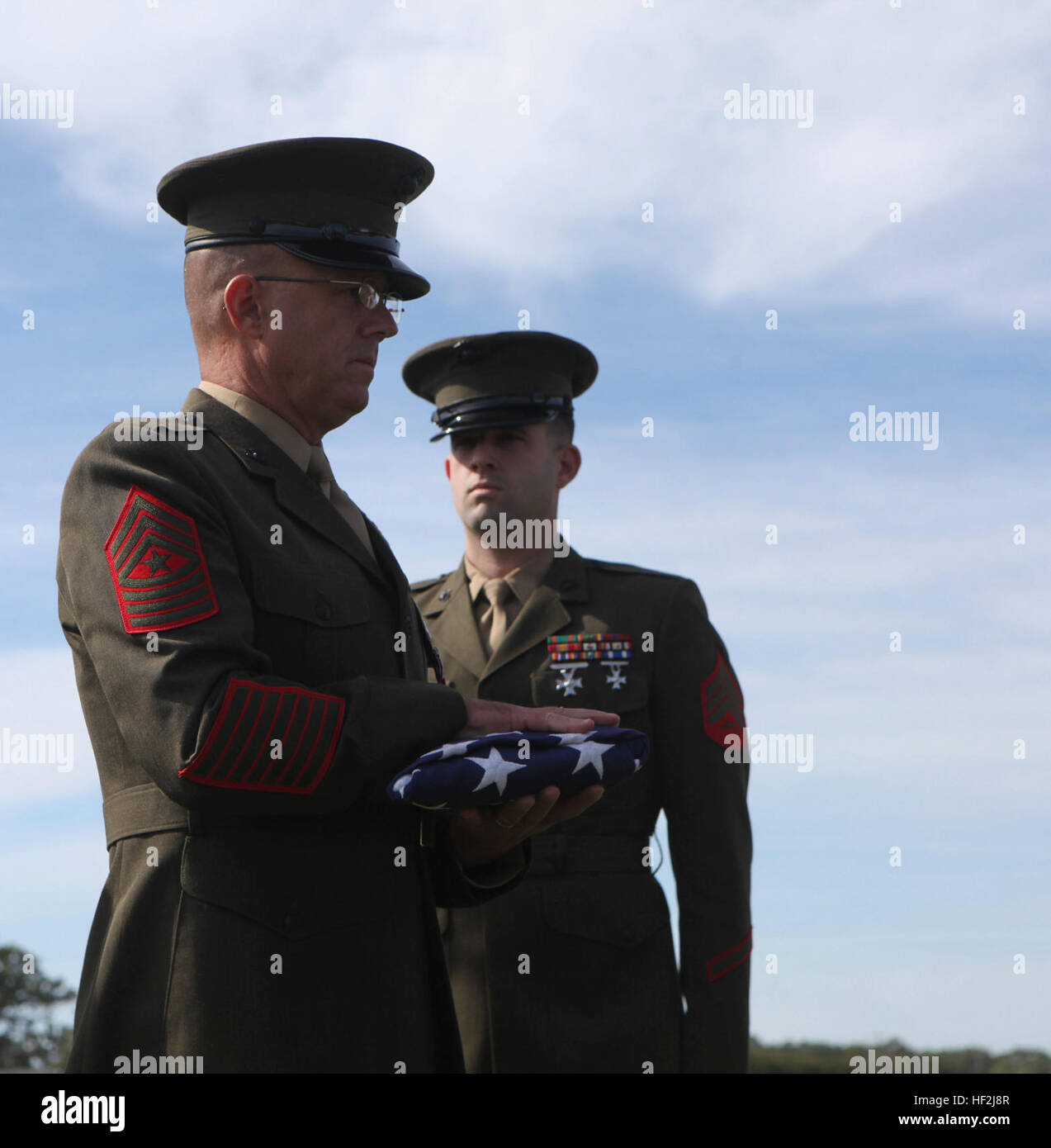 Colonel Kenneth M. DeTreux, commanding officer of 8th Marine Regiment ...