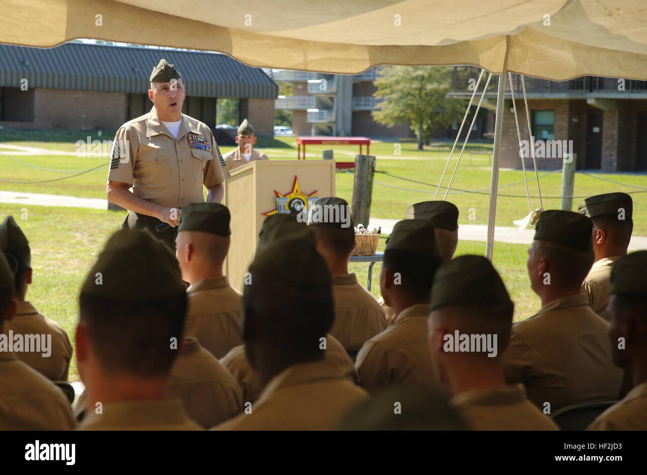 Sgt. Major Russell A. Strack, the seminar staff non-commissioned ...