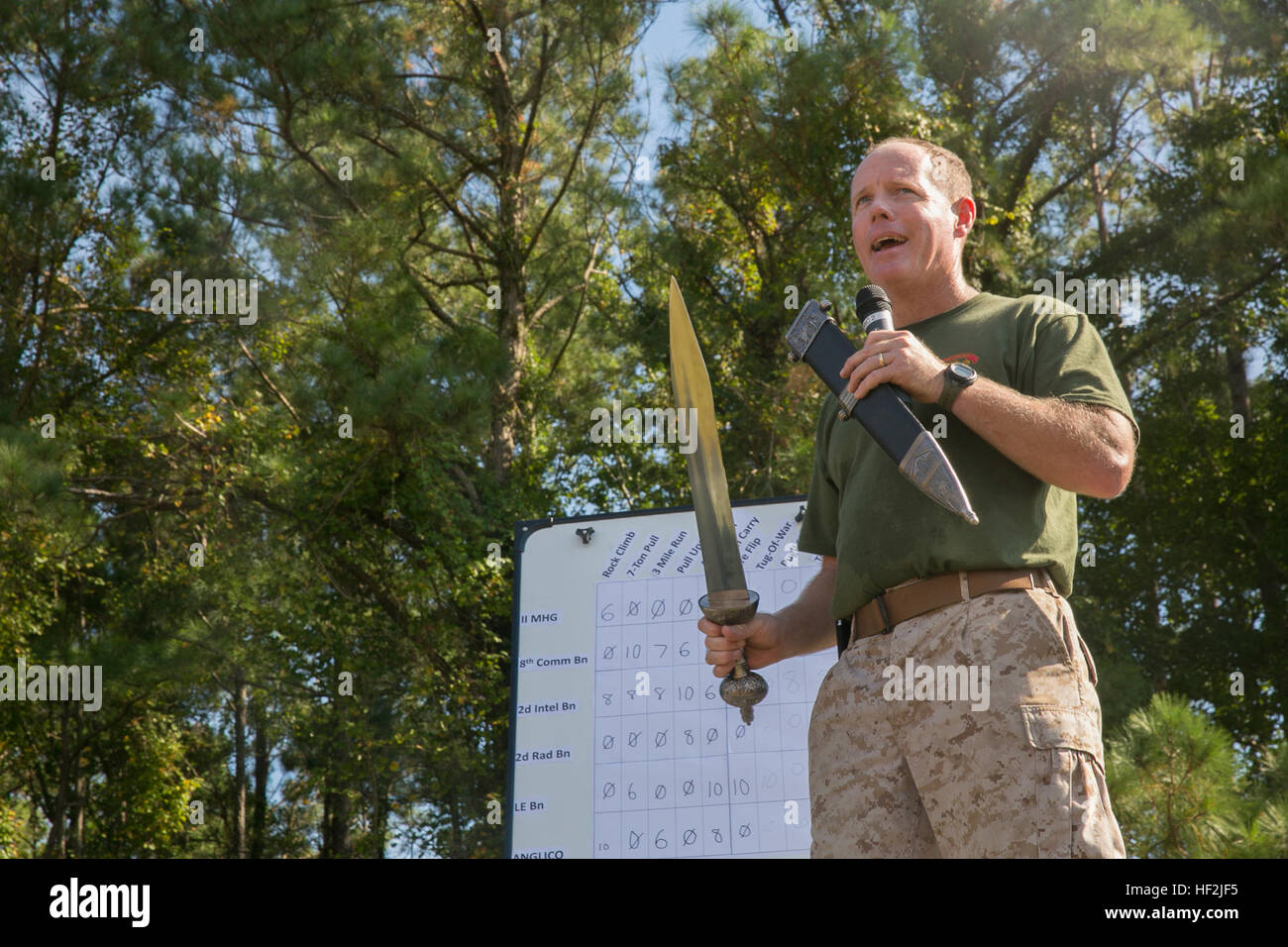 Col. Thomas J. Gordon, the commanding officer for II Marine ...