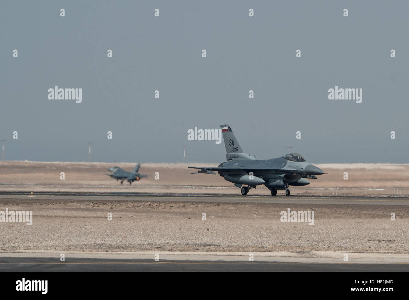 F-16 Fighting Falcons from the 182nd Fighter Squadron, Texas Air ...