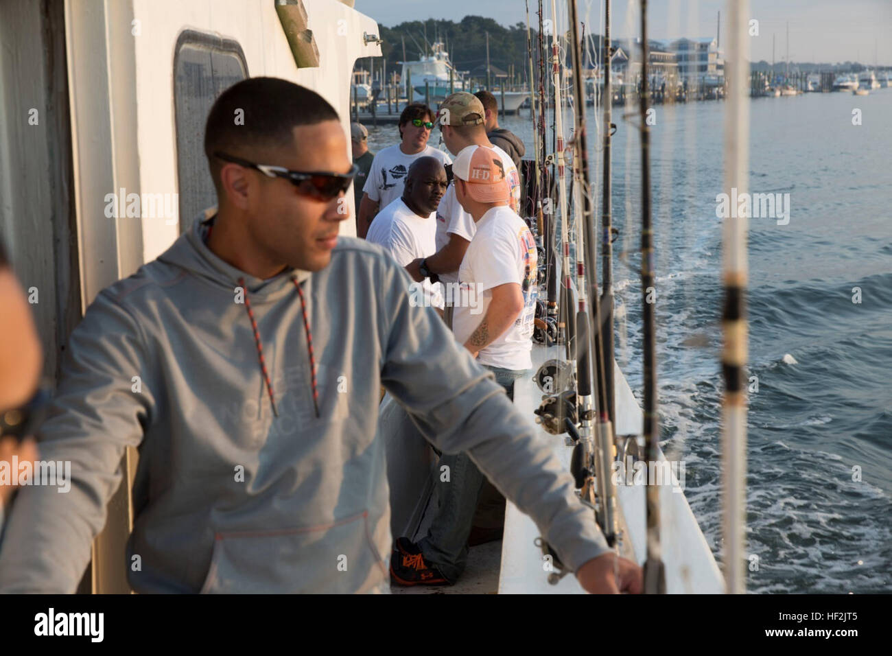 Marines and sailors from Marine Corps Base Camp Lejeune, N.C., along ...