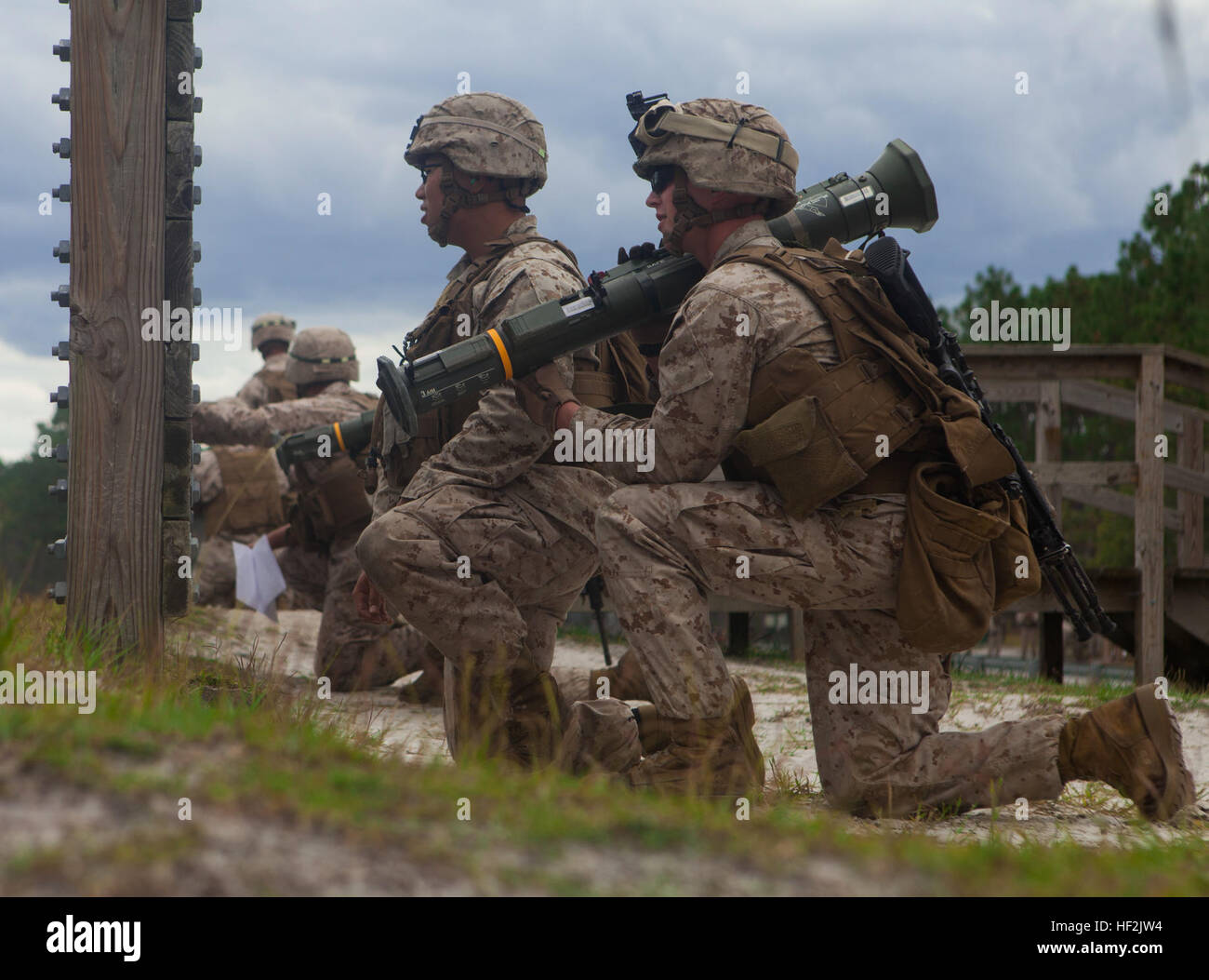 A marine with 2nd Battalion, 8th Marine Regiment, 2nd Marine Division ...