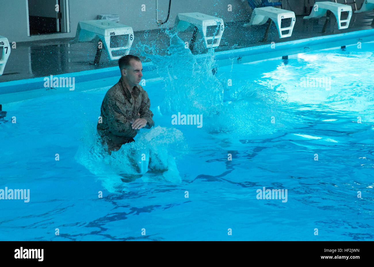 A Marine with Combat Logistics Battalion 2, Combat Logistics Regiment 2 ...