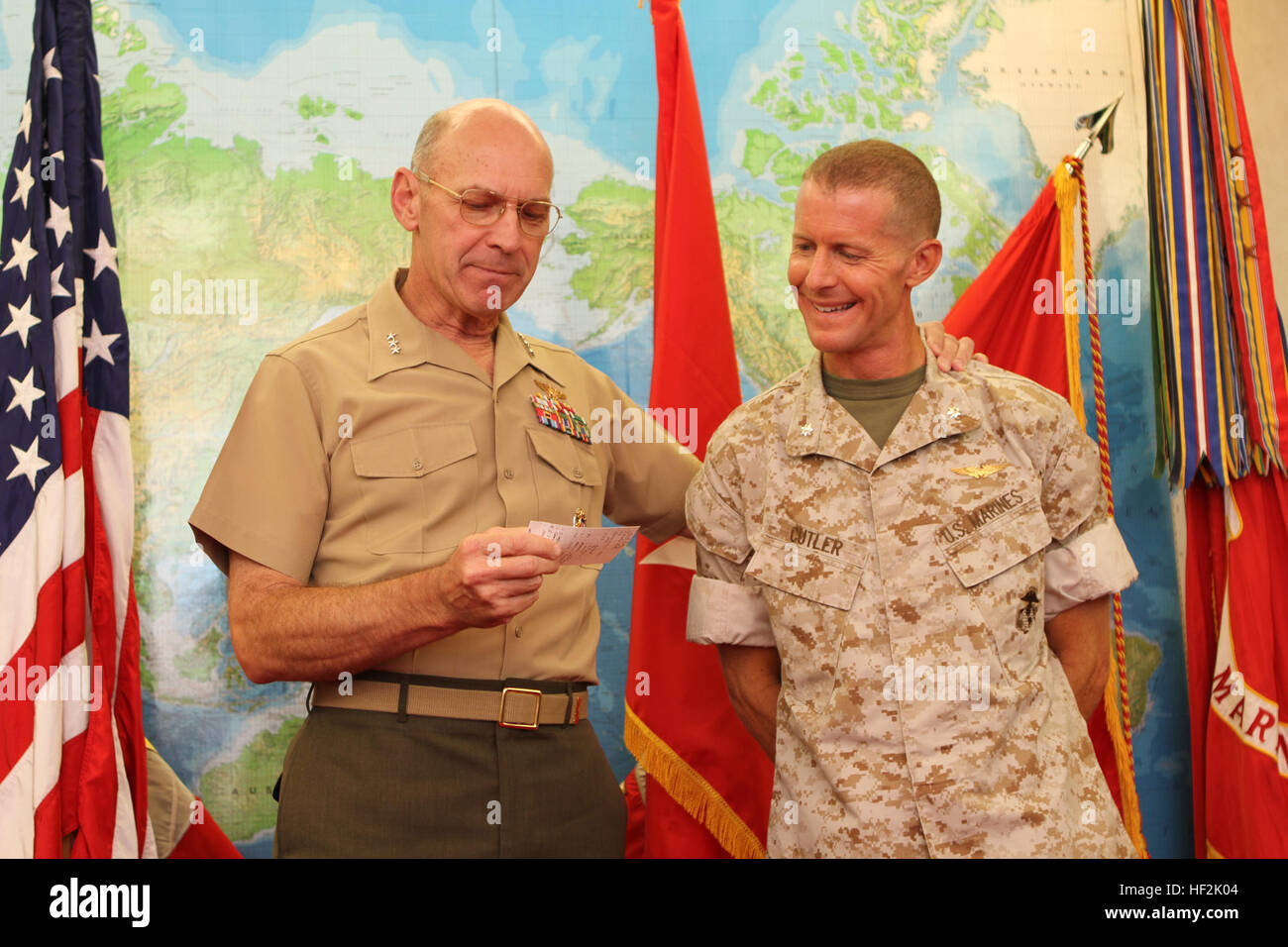 U.S. Marine Corps Lt. Gen. Duane D. Thiessen, commander, U.S. Marine ...