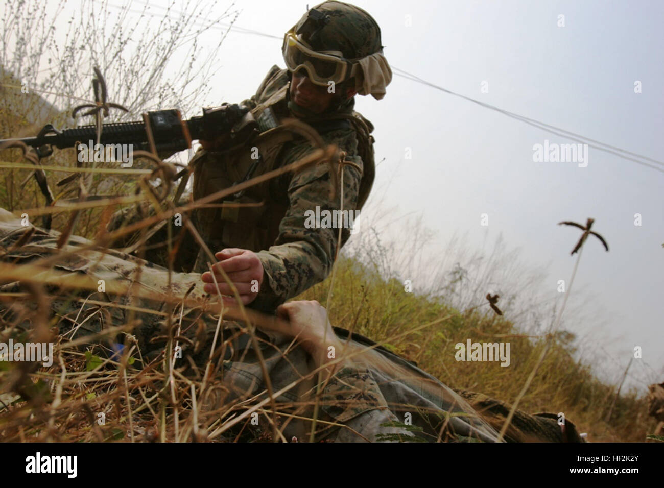 Lance Cpl. Quinton Blakley, a rifleman with Kilo Company, 3rd Battalion ...