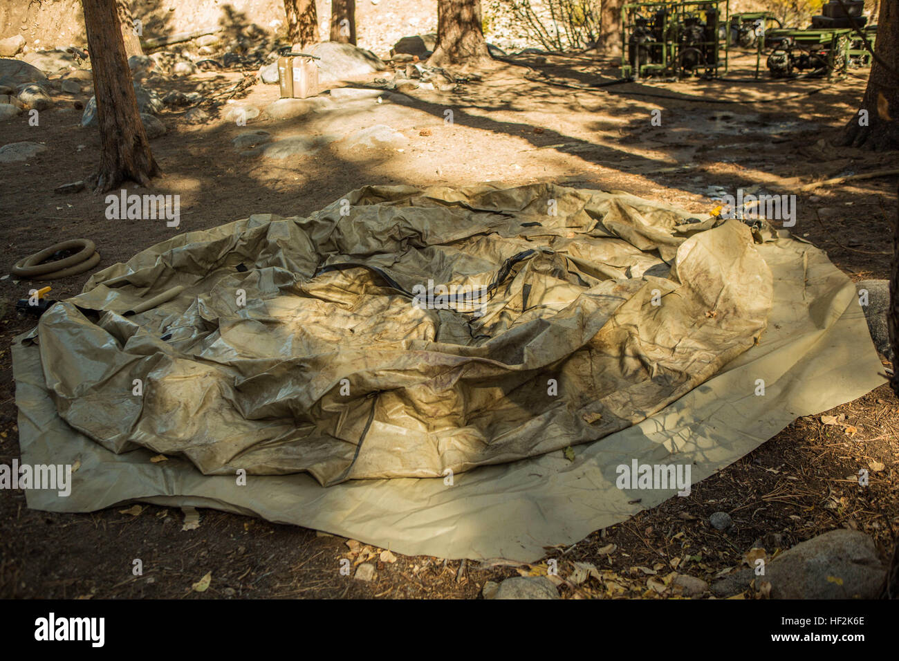 U.S. Marine Corps water support technicians with Headquarters and ...
