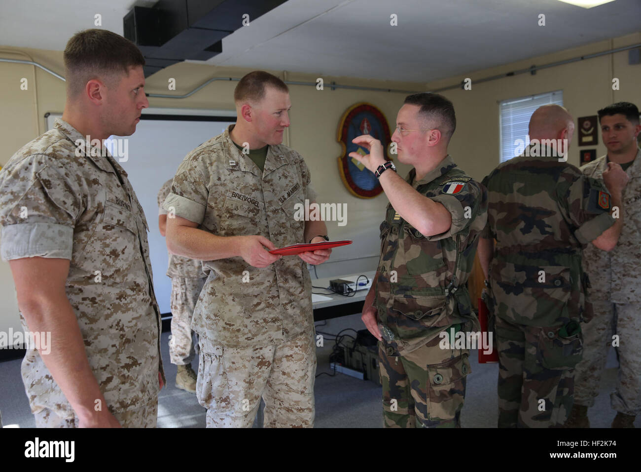 Captain Daniel F. Burns, a ground intelligence officer for 2nd Bn., 6th ...