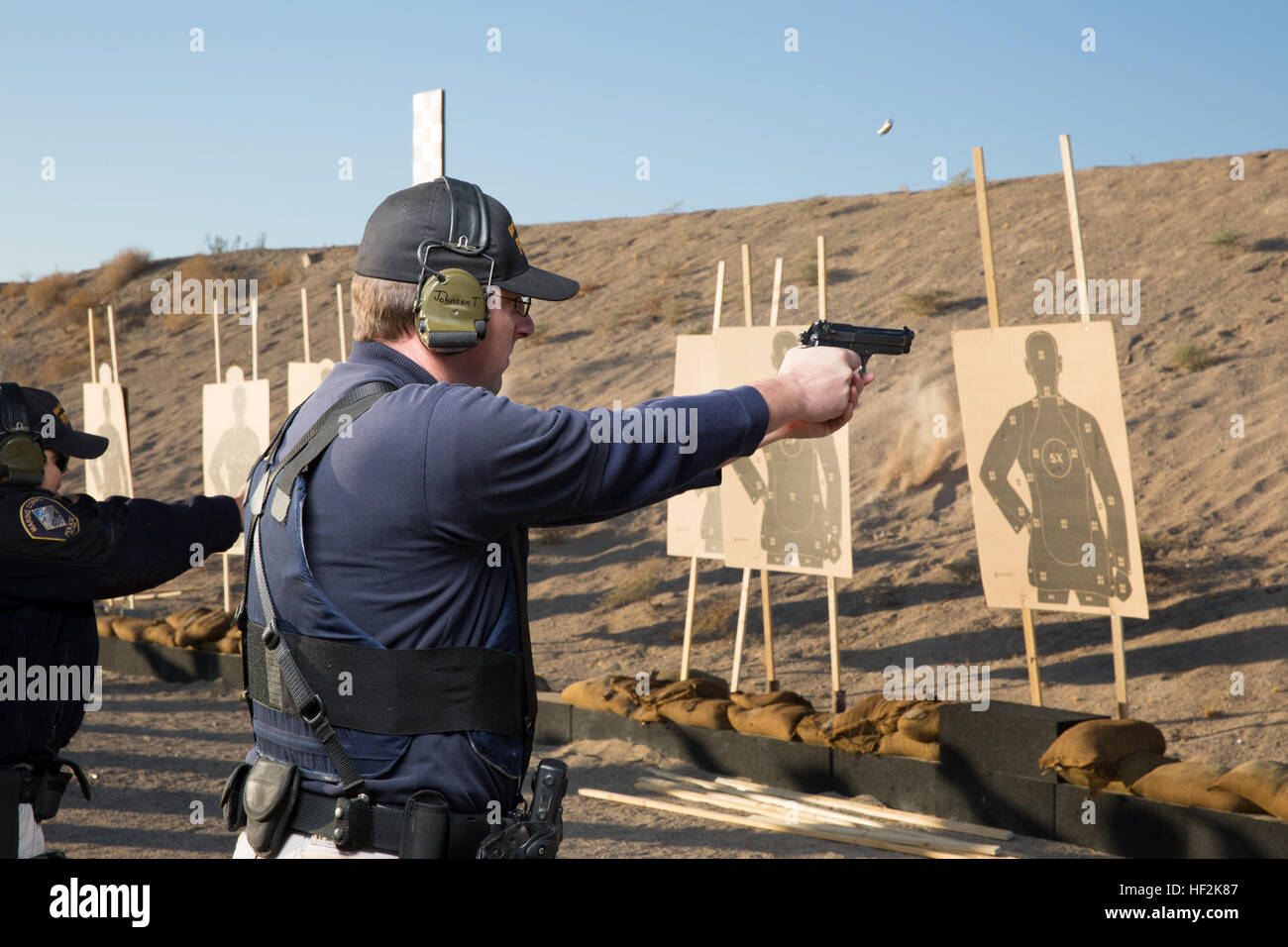 Officer Timothy Johnson of the Marine Corps Logistics Base, Barstow ...