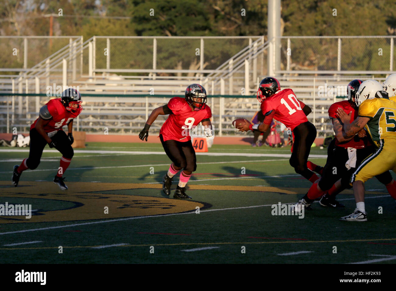 Jabari Moore, Marine Corps Air Station Miramar Falcons’ quarterback ...