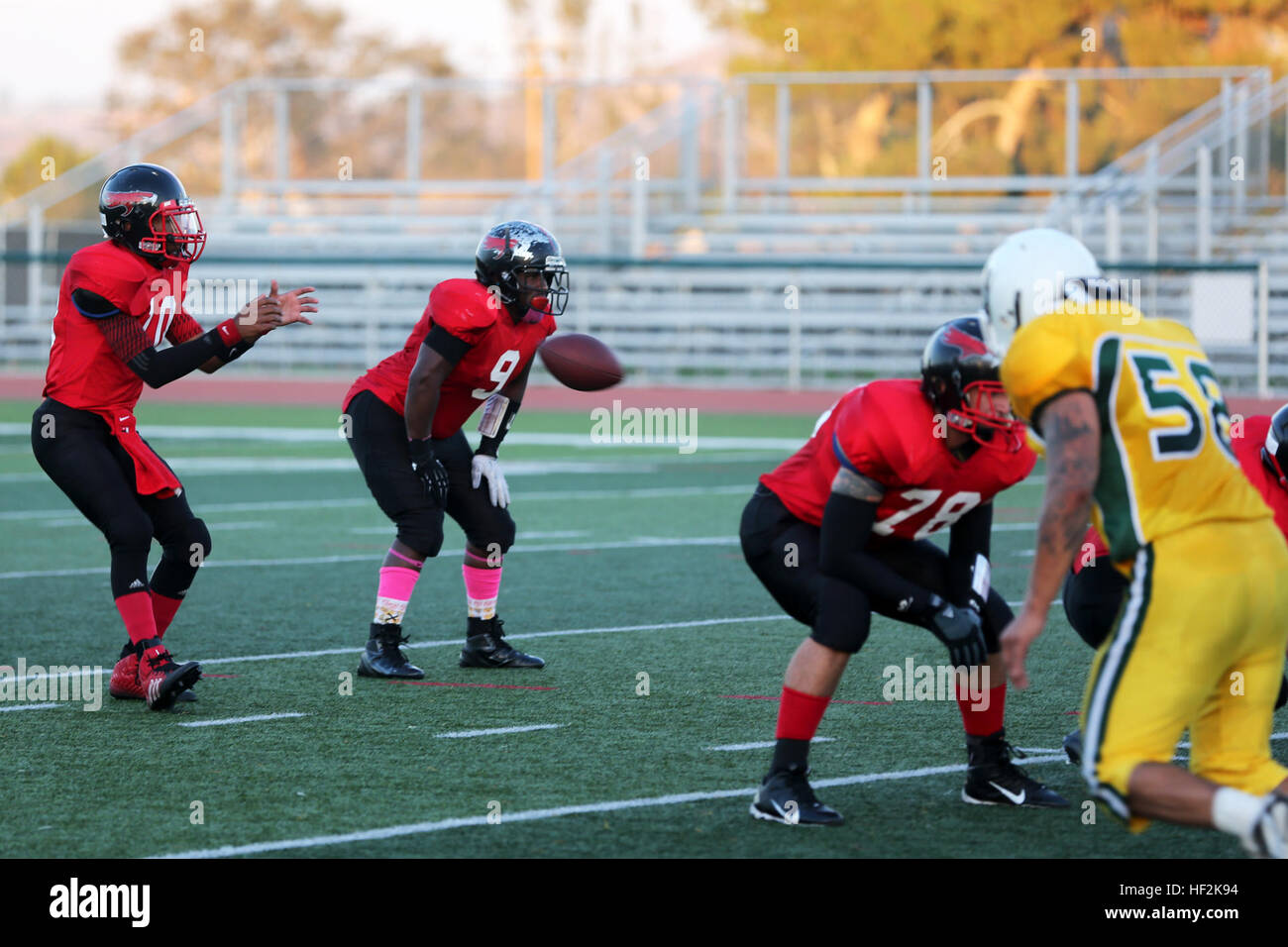 Jabari Moore, Marine Corps Air Station Miramar Falcons’ quarterback ...